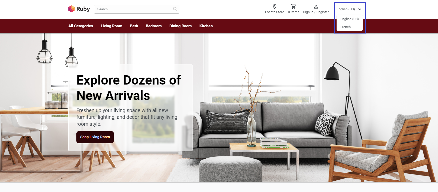 Multiple languages for the Next.js store